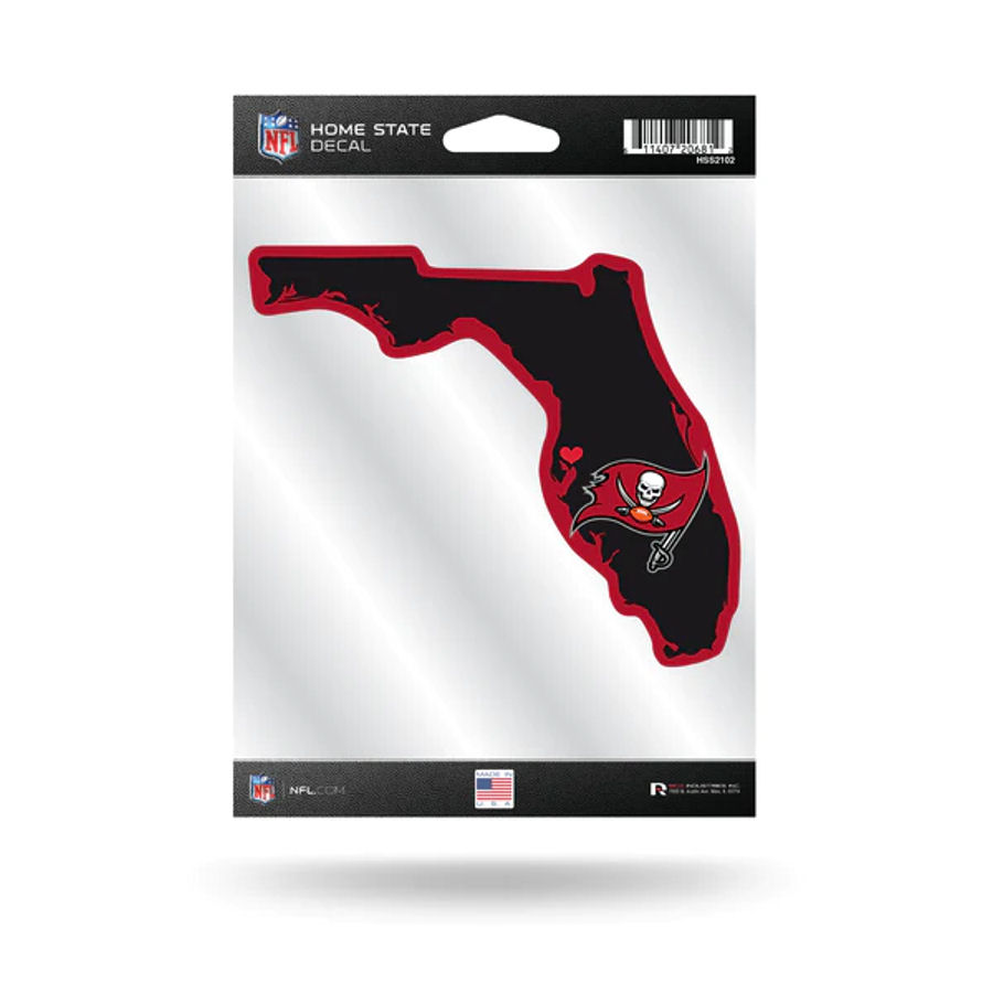 Tampa Bay Buccaneers Florida - Home State Vinyl Sticker at Sticker Shoppe