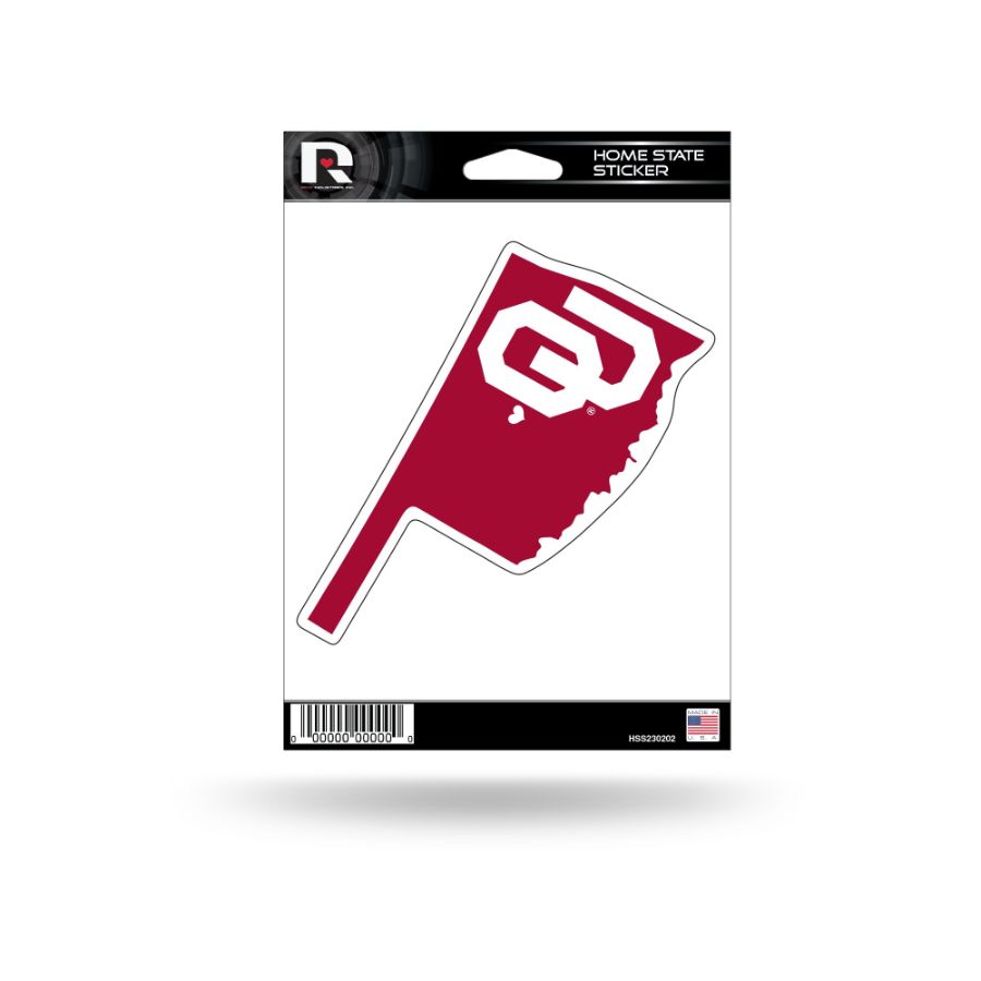 University Of Oklahoma Sooners - Home State Vinyl Sticker at Sticker Shoppe