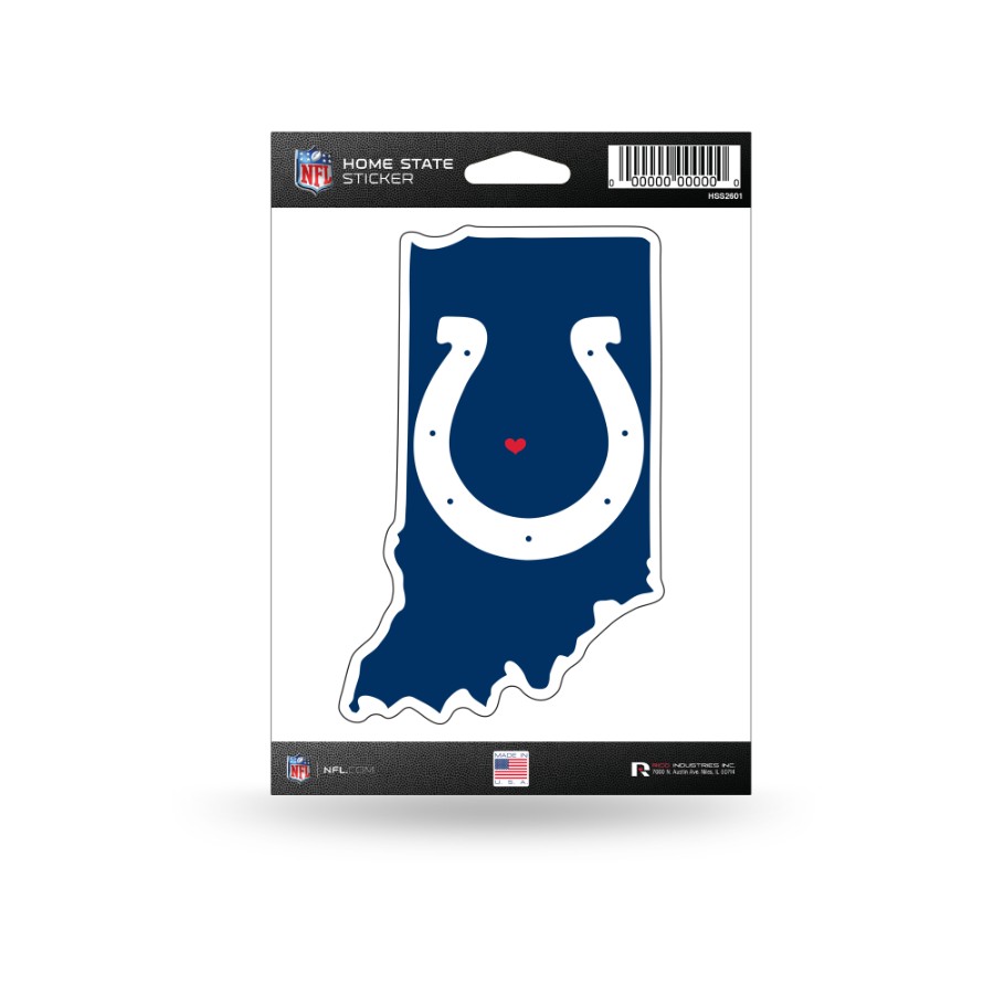 Indianapolis Colts Indiana - Home State Vinyl Sticker at Sticker Shoppe
