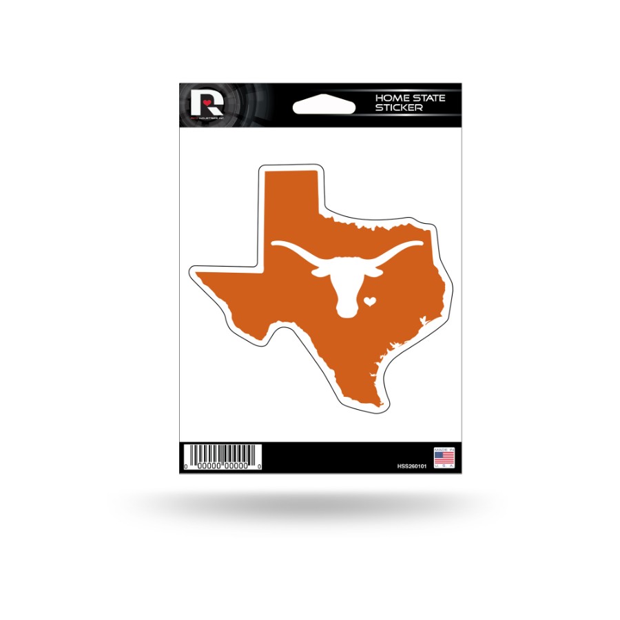 University Of Texas Longhorns - Home State Vinyl Sticker at Sticker Shoppe