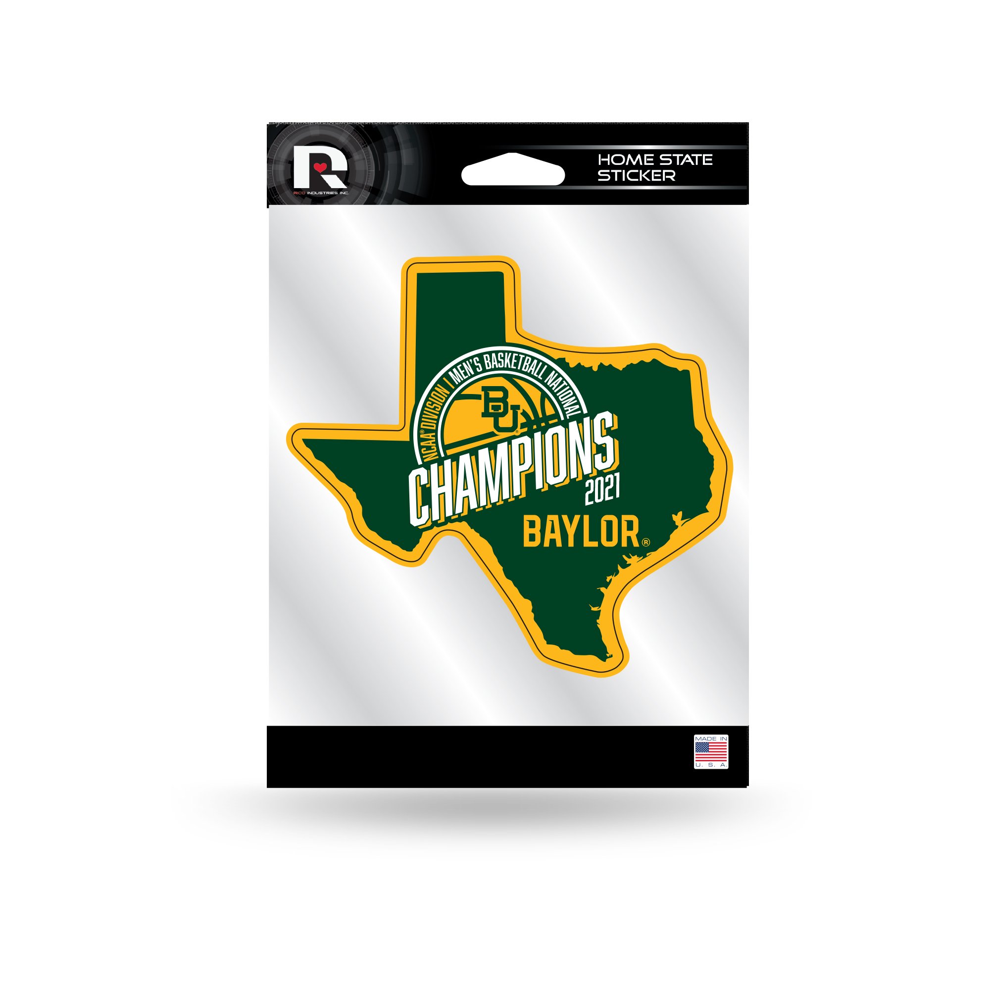 Baylor University Bears 2021 National Champions - Home State Vinyl ...