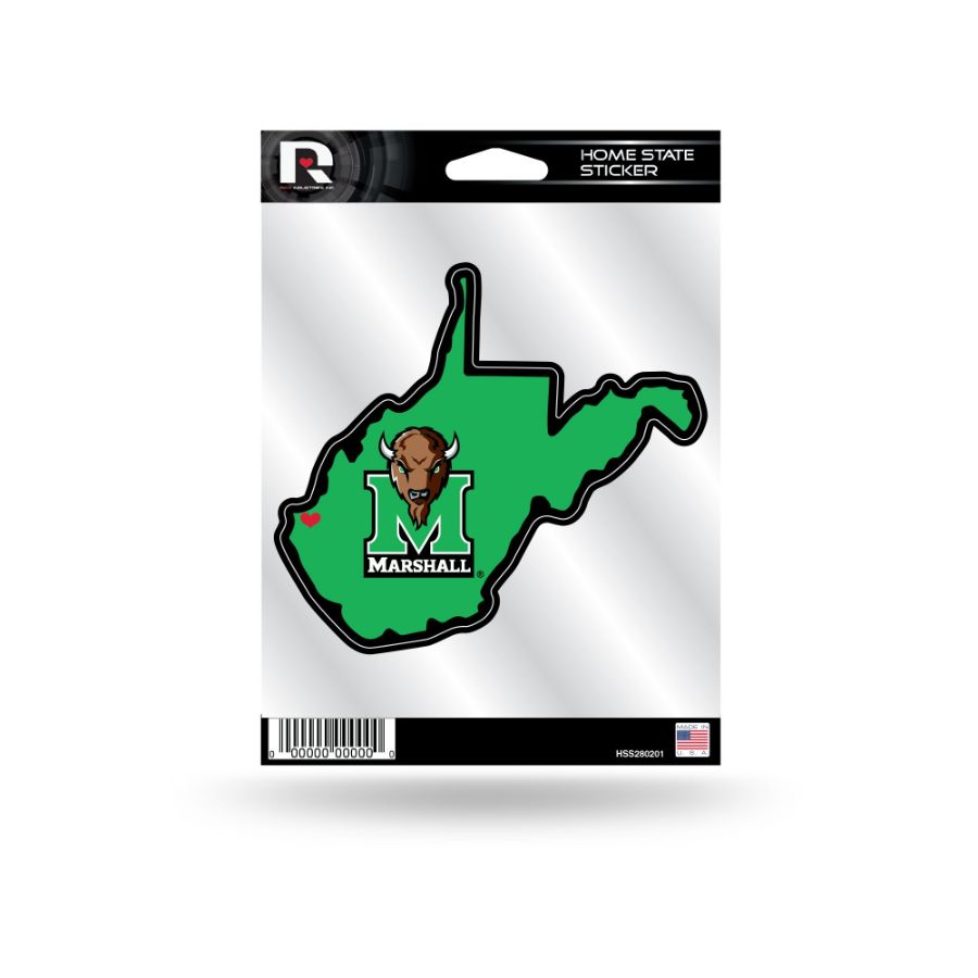 Marshall University Thundering Herd - Home State Vinyl Sticker at ...