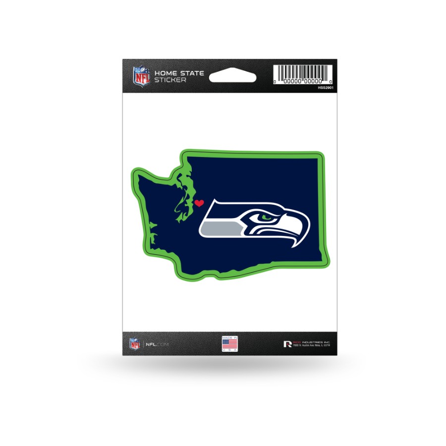Seattle Seahawks Washington - Home State Vinyl Sticker at Sticker Shoppe