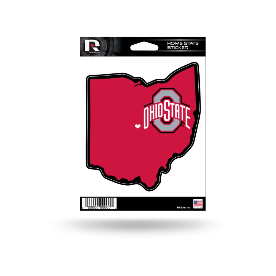Ohio State University Buckeyes - Home State Vinyl Sticker at Sticker Shoppe