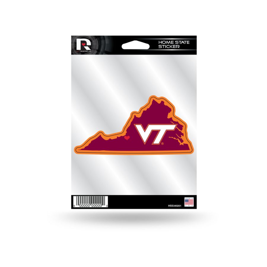 Virginia Tech Hokies - Home State Vinyl Sticker at Sticker Shoppe