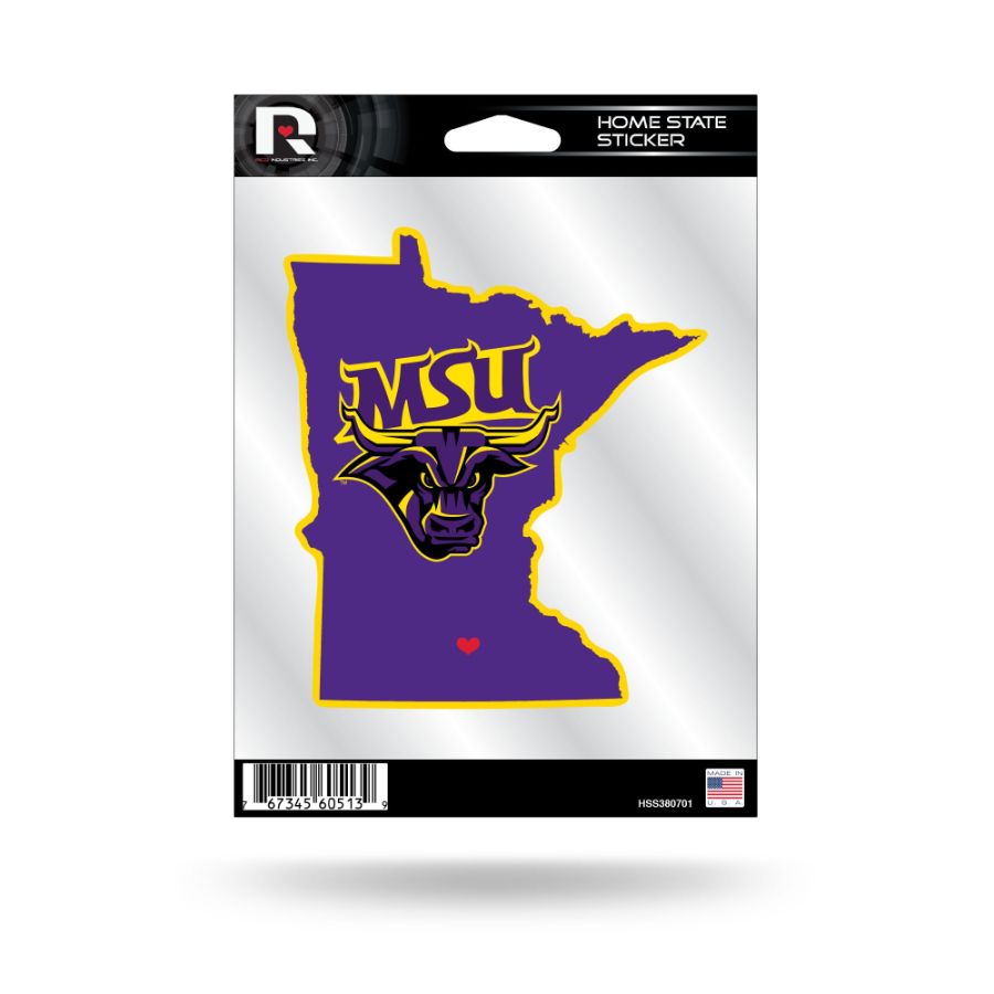 Minnesota State University Mankato Mavericks - Home State Vinyl Sticker ...