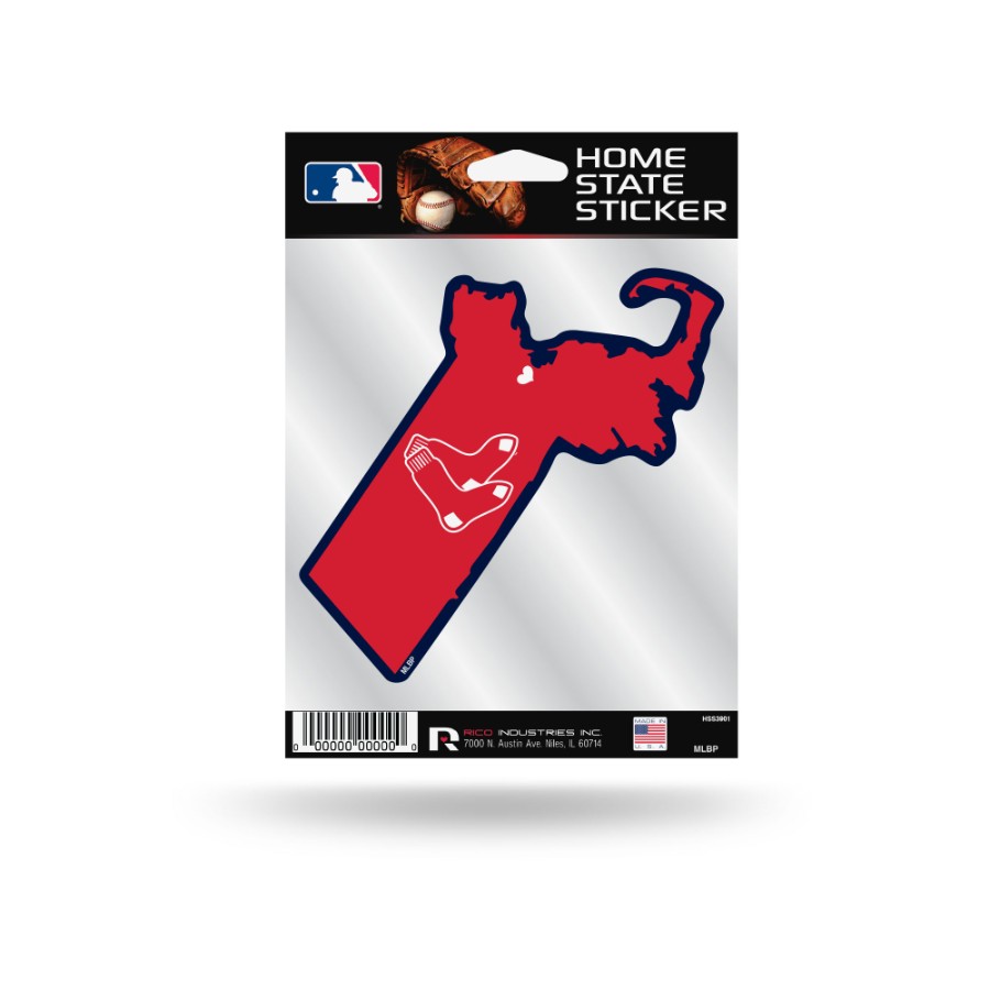 Boston Red Sox Massachusetts - Home State Vinyl Sticker at Sticker Shoppe