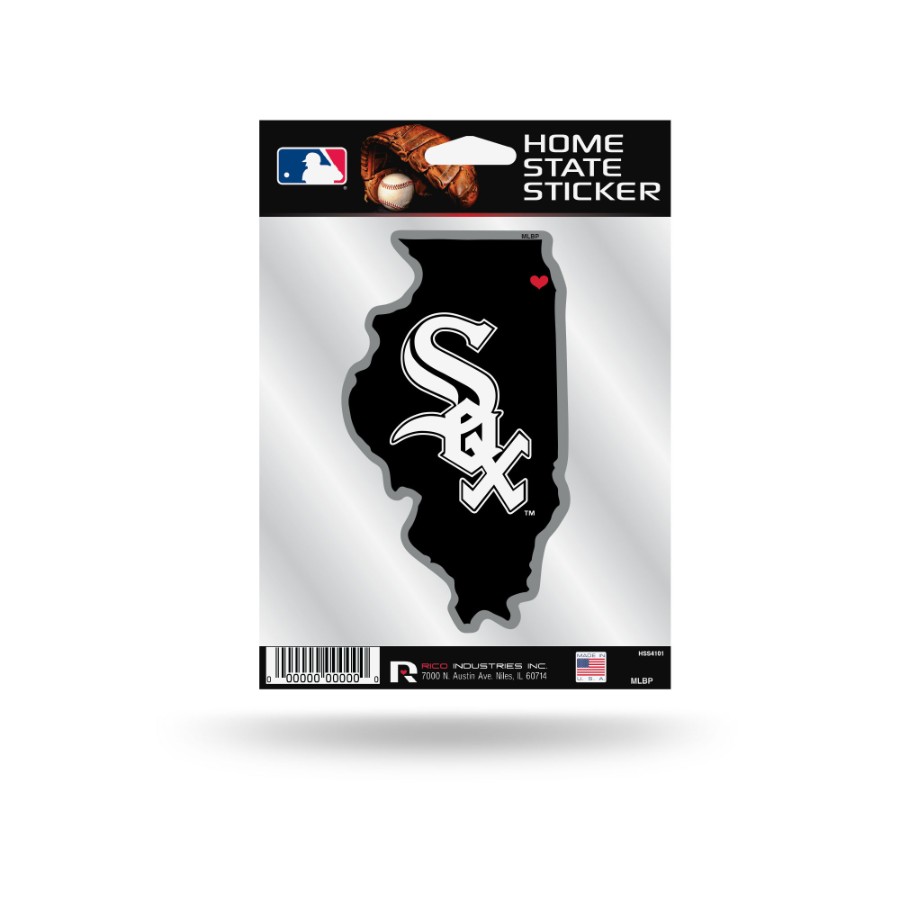 Chicago White Sox Illinois - Home State Vinyl Sticker at Sticker Shoppe