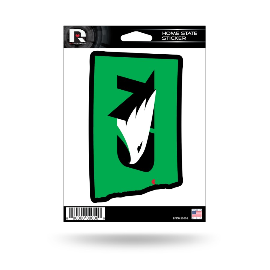 University Of North Dakota Fighting Hawks - Home State Vinyl Sticker at ...