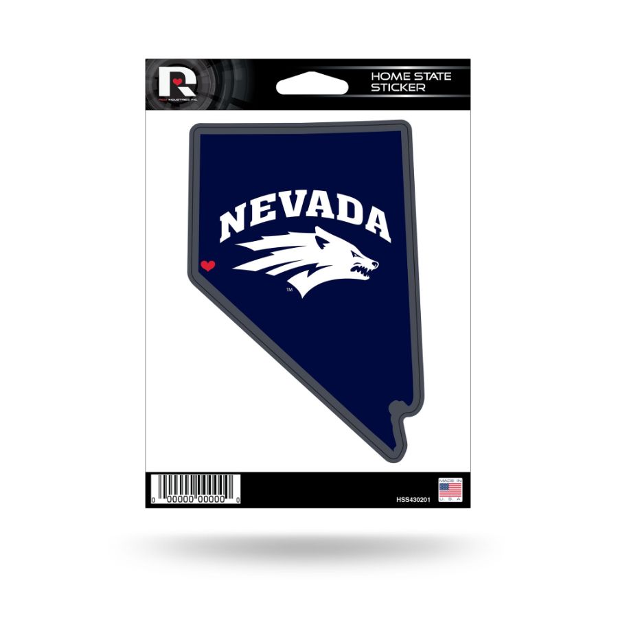 University Of Nevada-Reno Wolfpack - Home State Vinyl Sticker at ...
