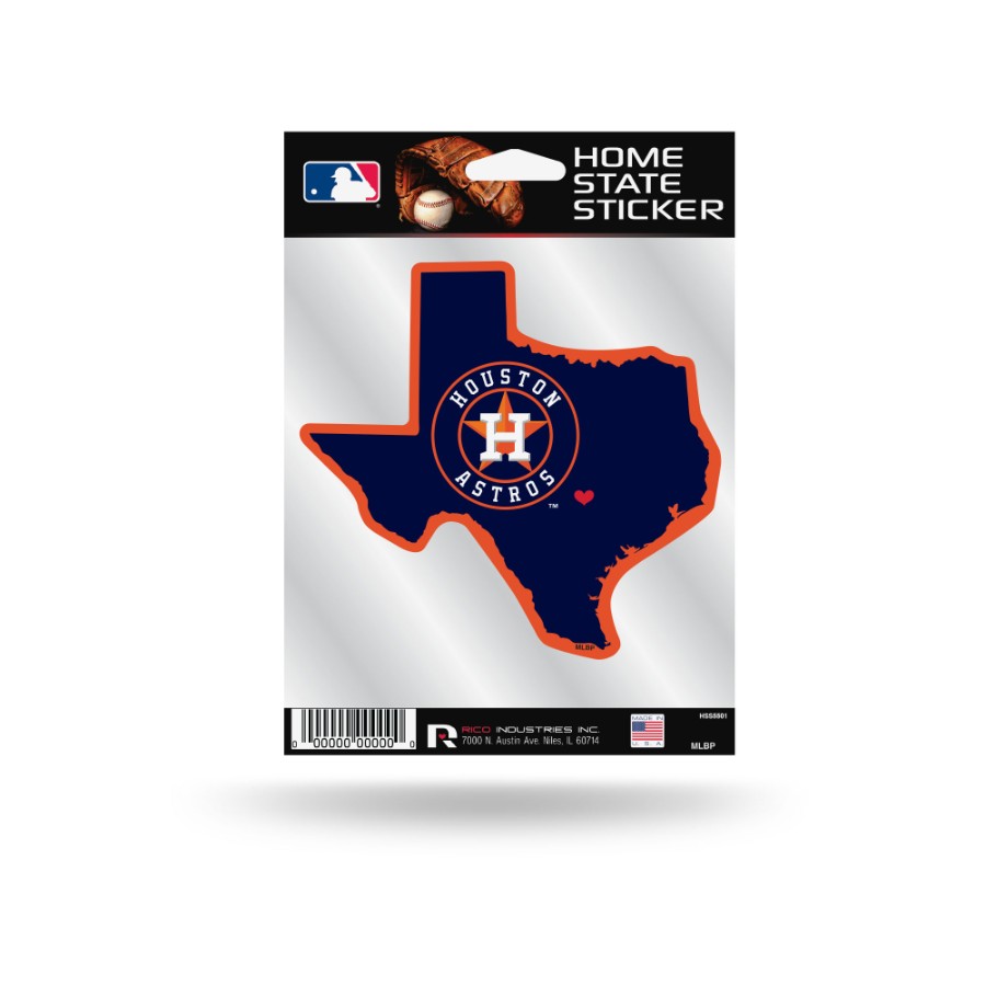 Houston Astros Texas - Home State Vinyl Sticker at Sticker Shoppe