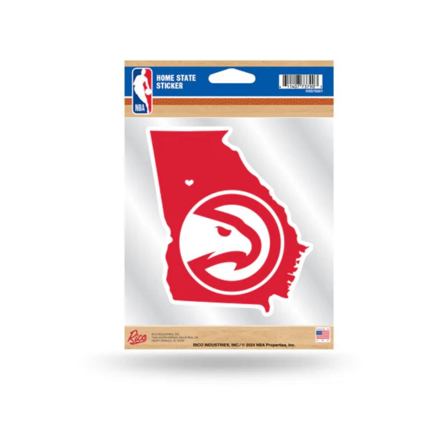 Atlanta Hawks Georgia - Home State Vinyl Sticker at Sticker Shoppe