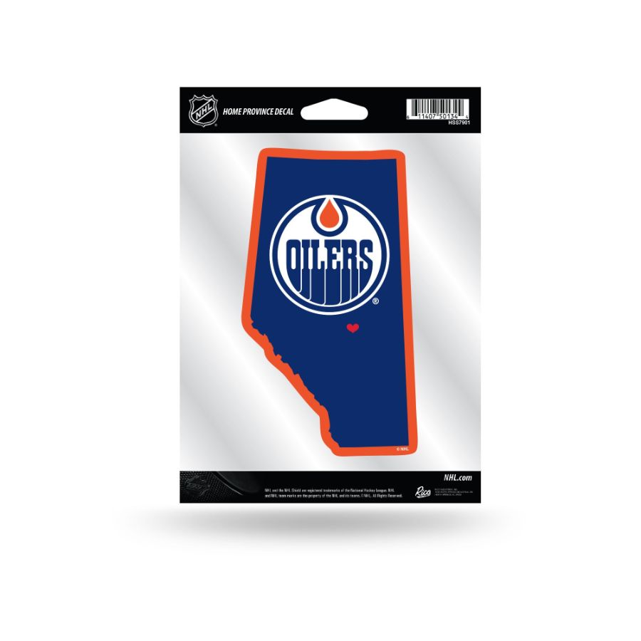 Edmonton Oilers Home Province Alberta - Home State Vinyl Sticker at ...