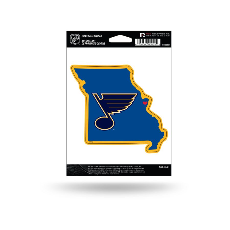 St. Louis Blues Missouri - Home State Vinyl Sticker at Sticker Shoppe