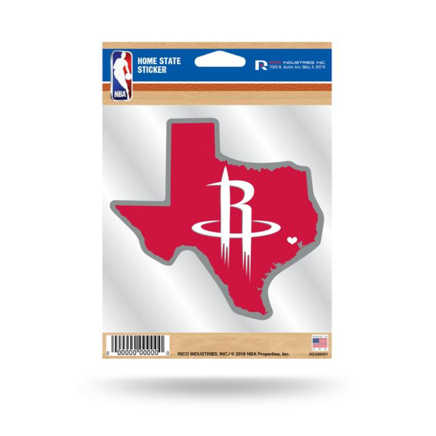 Houston Rockets Texas - Home State Vinyl Sticker at Sticker Shoppe