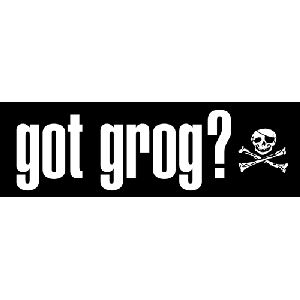 Got Grog - Bumper Sticker at Sticker Shoppe