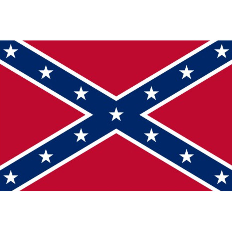 Confederate Flag - Pack Of 10 Mini Stickers at Sticker Shoppe