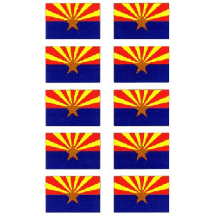 Arizona - Sheet Of 10 Mini Stickers at Sticker Shoppe