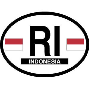 RH Haiti - Reflective Oval Sticker at Sticker Shoppe