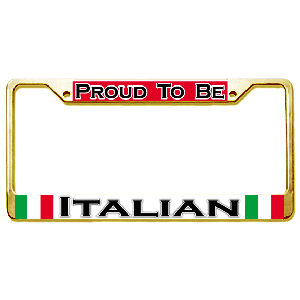 Italian - License Plate Frame at Sticker Shoppe