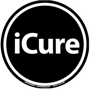 iCure Nurse Nursing - Round Magnet at Sticker Shoppe