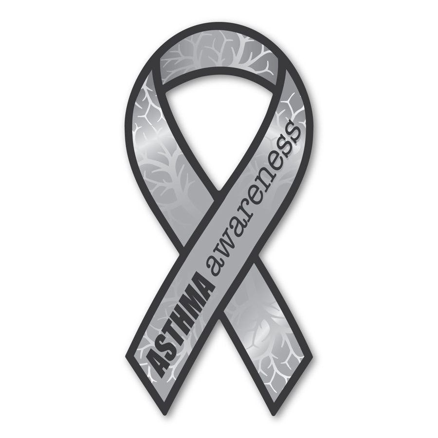 Asthma Awareness - Ribbon Magnet at Sticker Shoppe