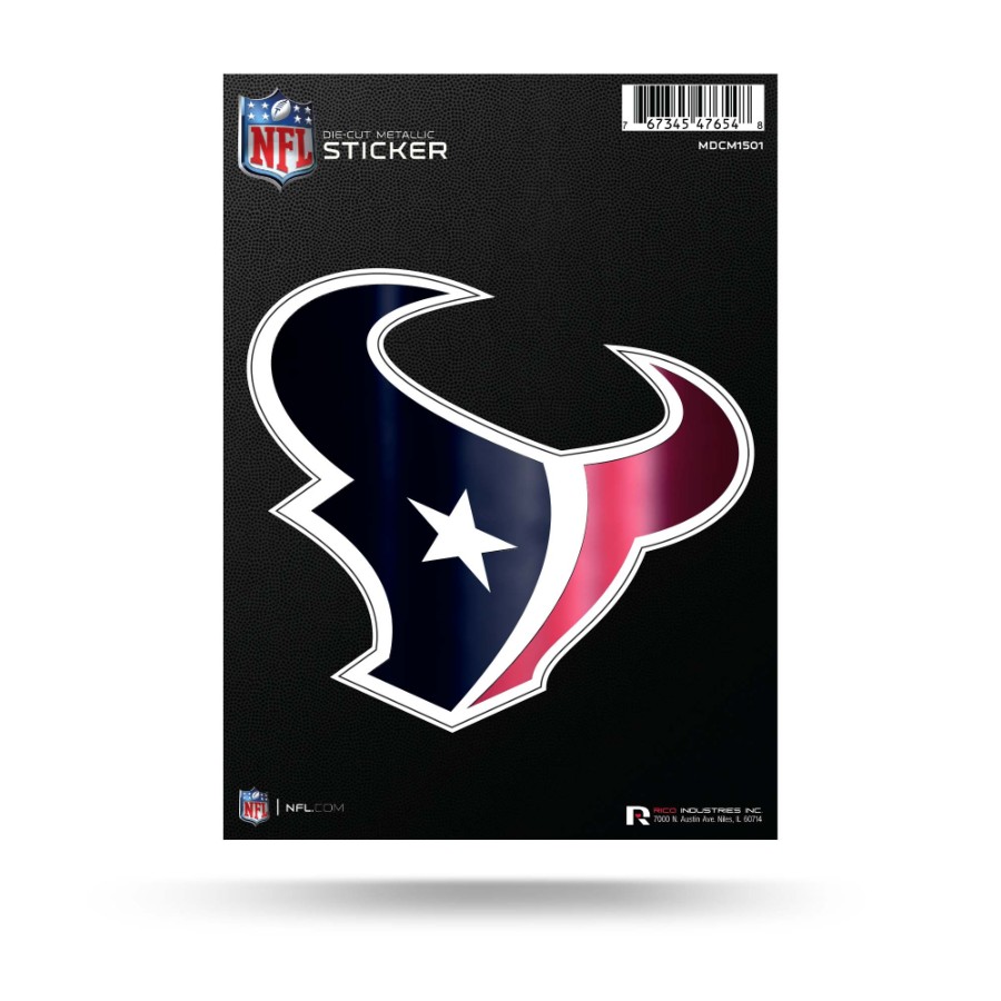 Houston Texans - Metallic Die Cut Vinyl Sticker at Sticker Shoppe