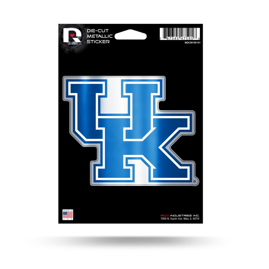 University Of Kentucky Wildcats - Metallic Die Cut Vinyl Sticker at ...