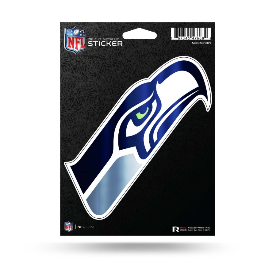 Seattle Seahawks - Metallic Die Cut Vinyl Sticker at Sticker Shoppe