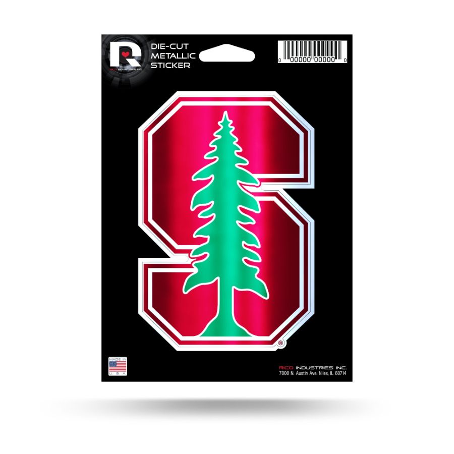 Stanford University Cardinal - Metallic Die Cut Vinyl Sticker at ...