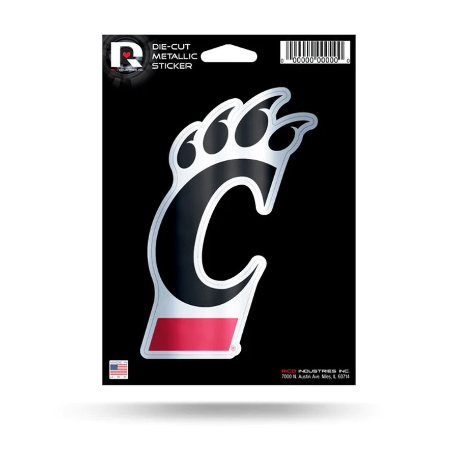 University Of Cincinnati Bearcats - Metallic Die Cut Vinyl Sticker at ...