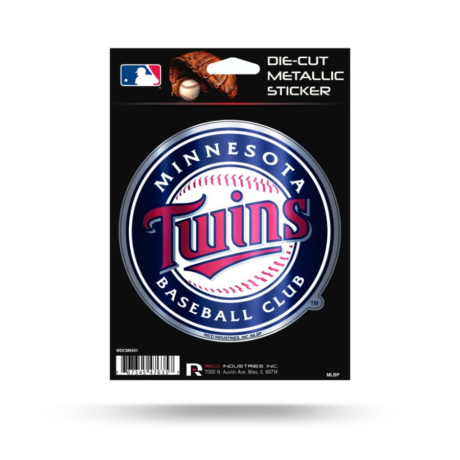 Minnesota Twins - Metallic Die Cut Vinyl Sticker at Sticker Shoppe