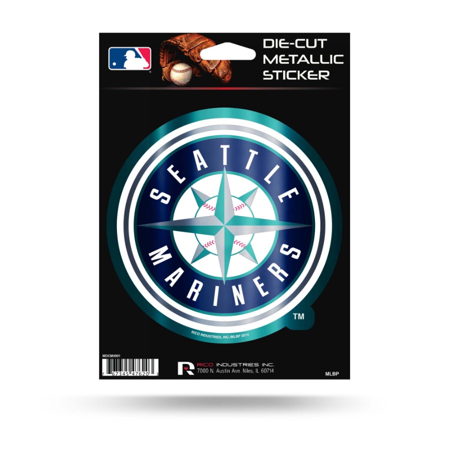 Seattle Mariners - Metallic Die Cut Vinyl Sticker at Sticker Shoppe