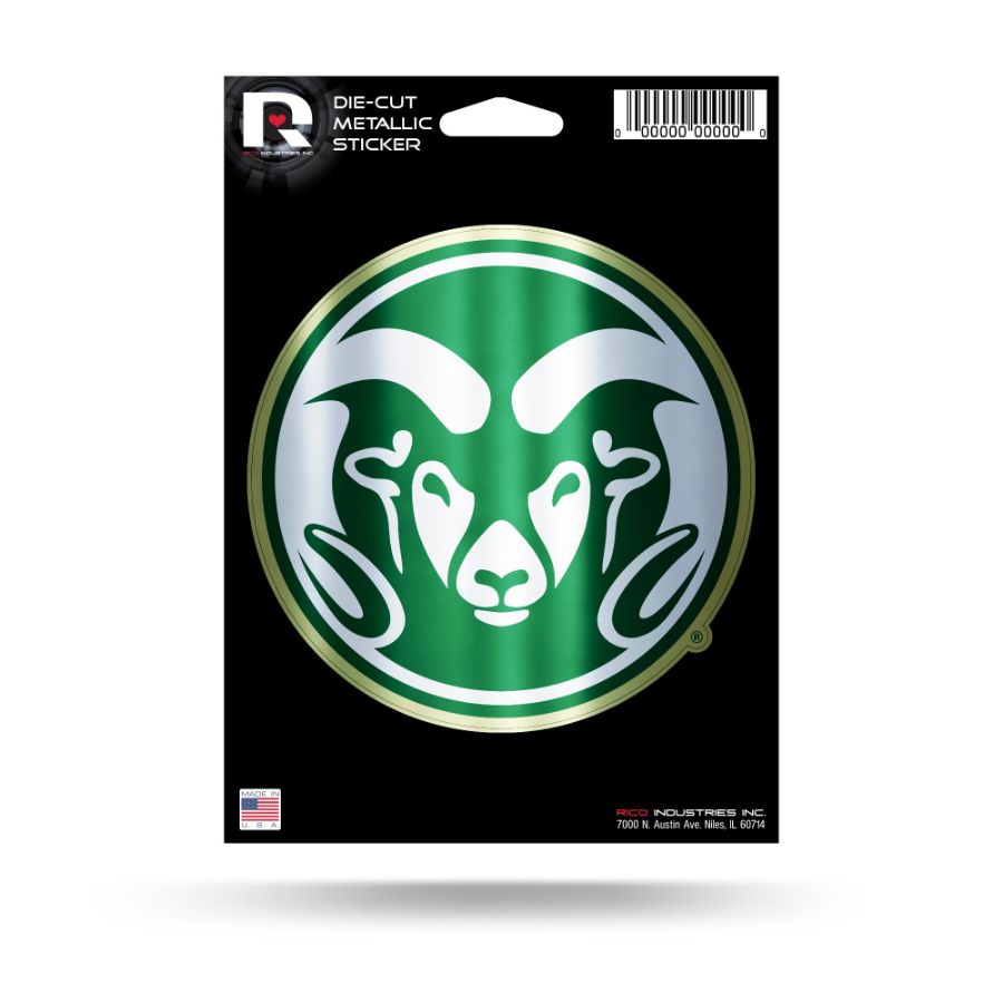 Colorado State University Rams - Metallic Die Cut Vinyl Sticker at ...
