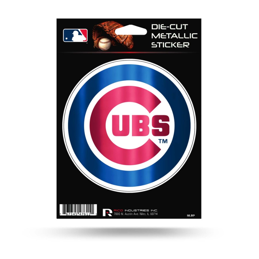 Chicago Cubs - Metallic Die Cut Vinyl Sticker at Sticker Shoppe