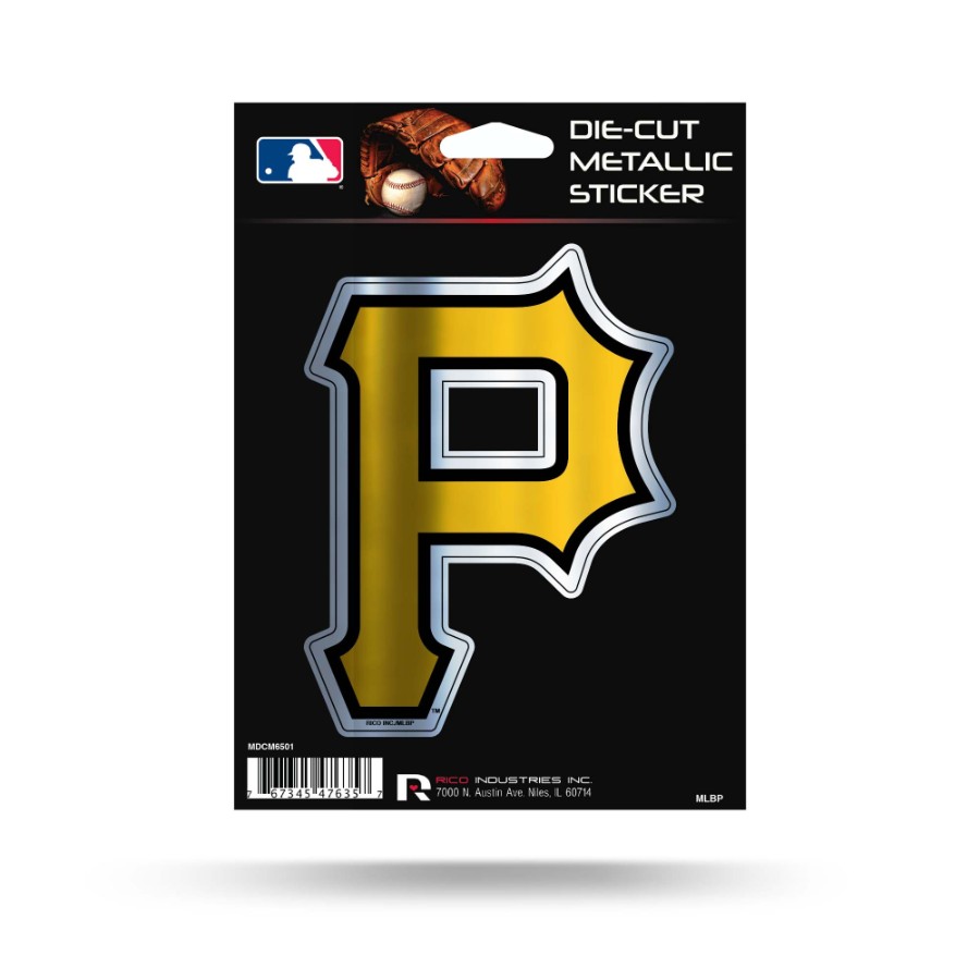 Pittsburgh Pirates - Metallic Die Cut Vinyl Sticker at Sticker Shoppe