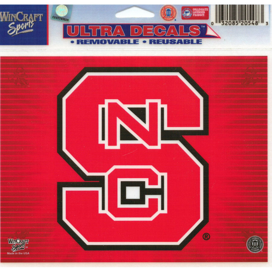 North Carolina State University Wolfpack Red - 5x6 Ultra Decal at ...