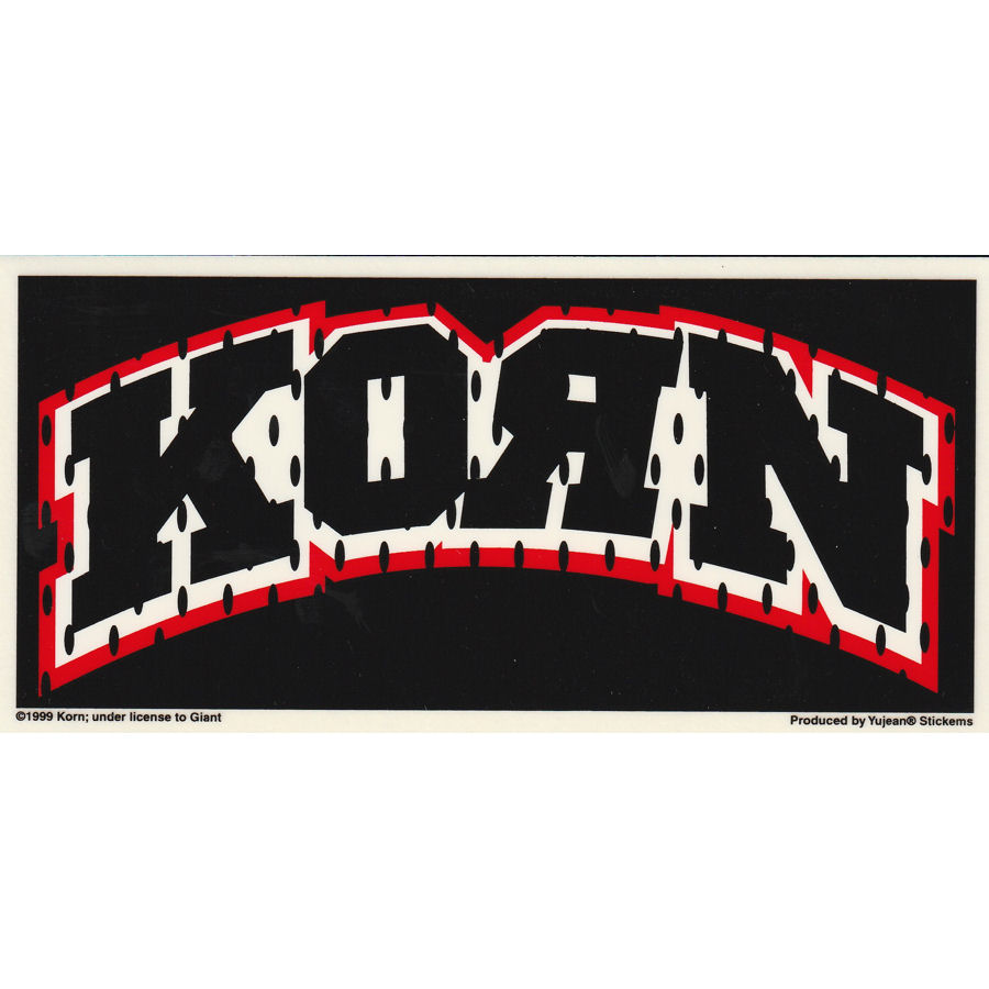 Korn Jersey Logo - Vinyl Sticker at Sticker Shoppe