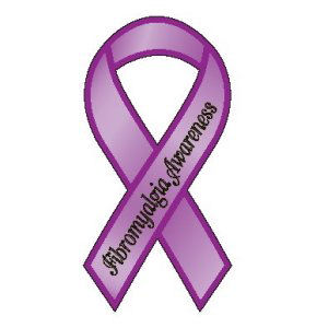 Fibromyalgia Awareness - Ribbon Magnet at Sticker Shoppe