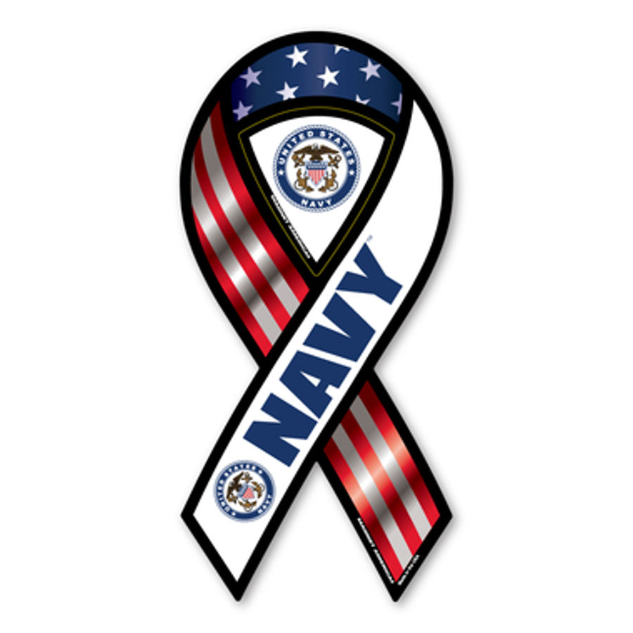 United States Navy - Ribbon Magnet at Sticker Shoppe