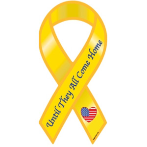 Until They All Come Home - Ribbon Magnet at Sticker Shoppe