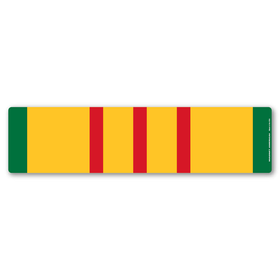 Vietnam War Service Ribbon Bar - Magnet at Sticker Shoppe