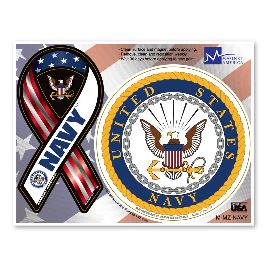United States Navy - Mini Magnet Set at Sticker Shoppe