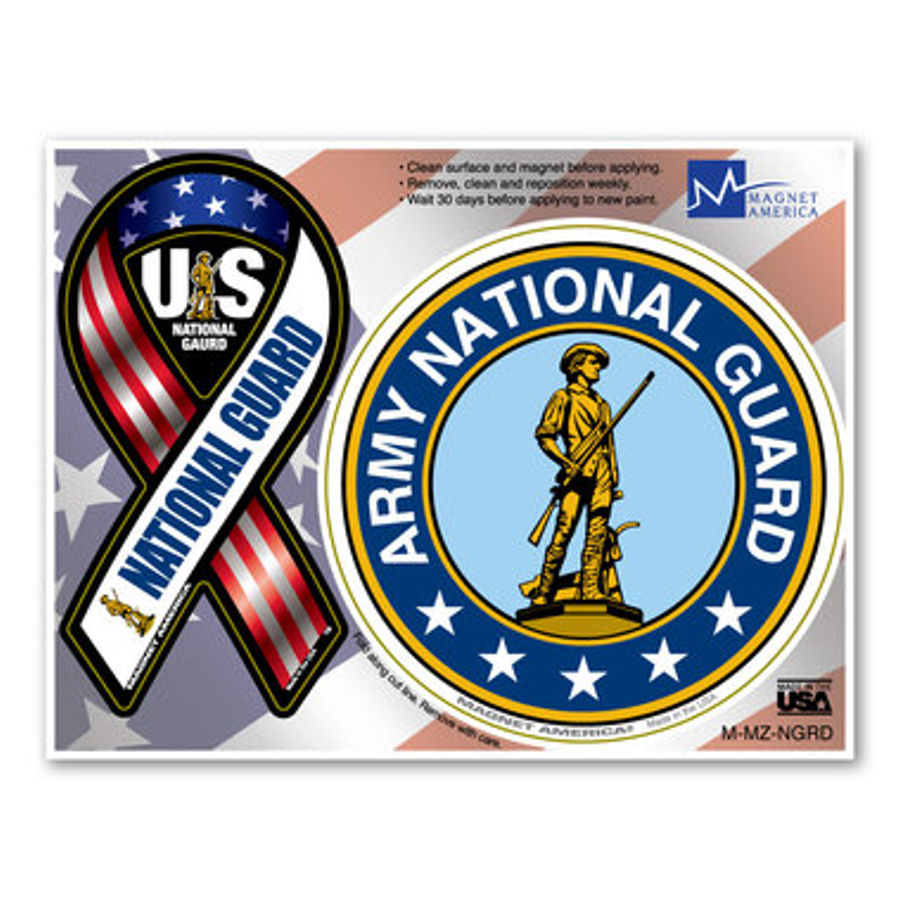 Army National Guard - Mini Magnet Set at Sticker Shoppe
