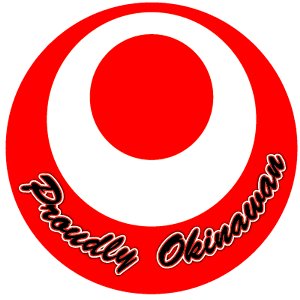 Proudly Okinawa - Round Magnet at Sticker Shoppe