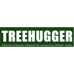 Treehugger - Bumper Sticker at Sticker Shoppe