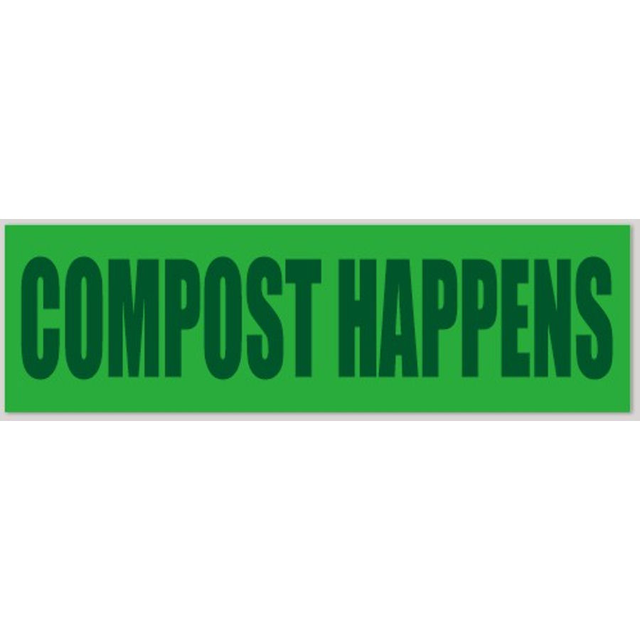 Compost Happens - Bumper Sticker at Sticker Shoppe