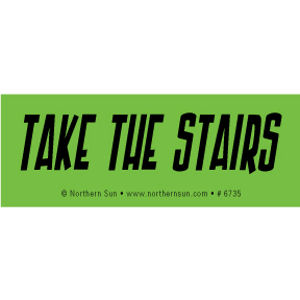 Take The Stairs - Mini Sticker at Sticker Shoppe