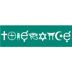 Tolerance - Mini Sticker at Sticker Shoppe