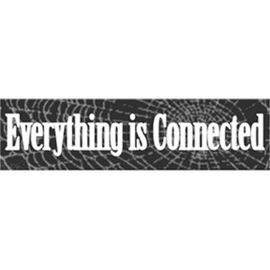 Everything Is Connected - Bumper Sticker at Sticker Shoppe